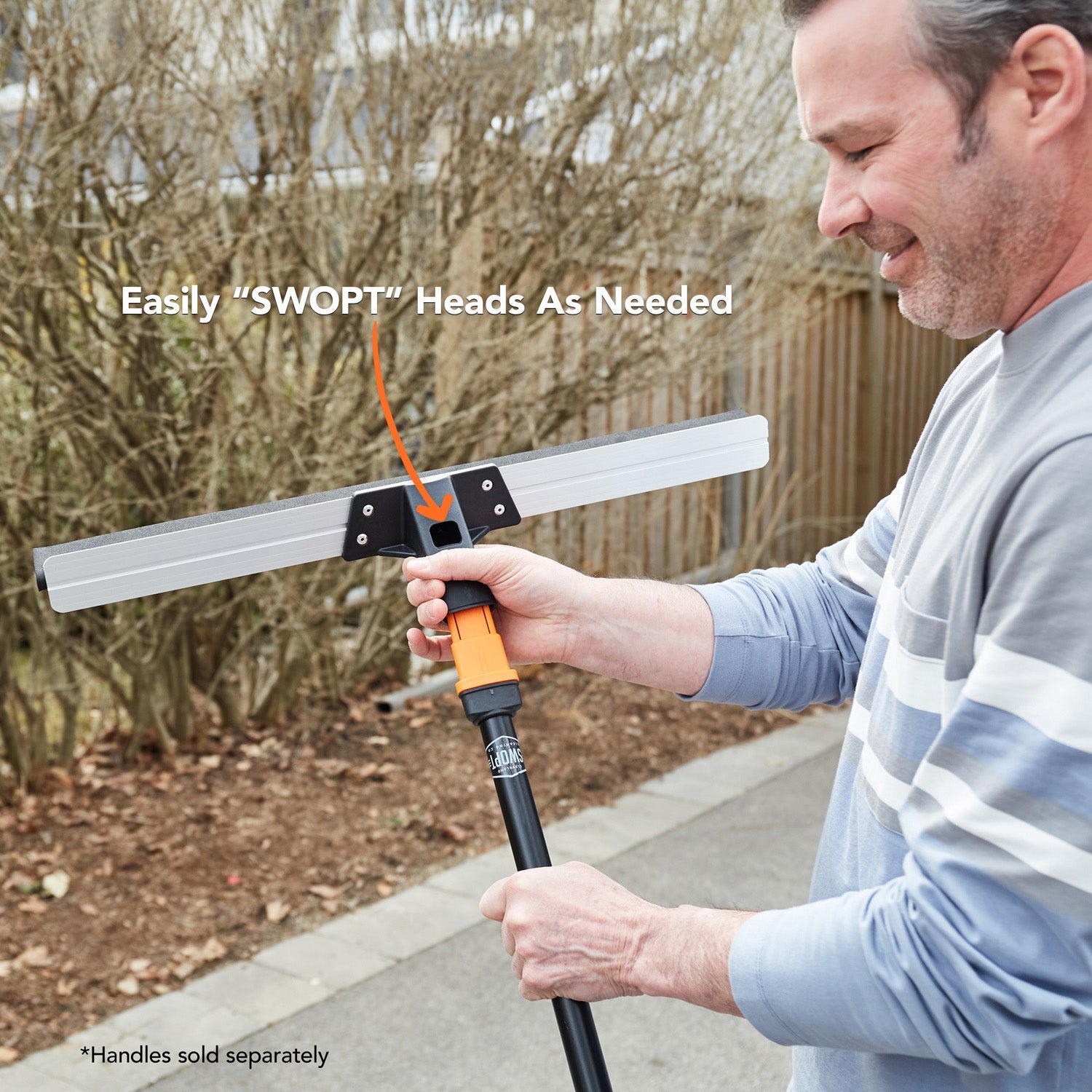 24 in. Smooth Surface Floor Squeegee Head