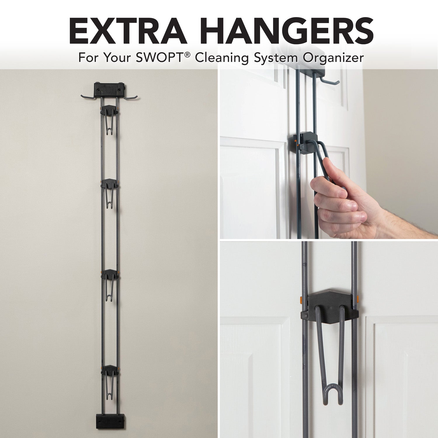 System Organizer Cleaning Head Hangers - 2 pack